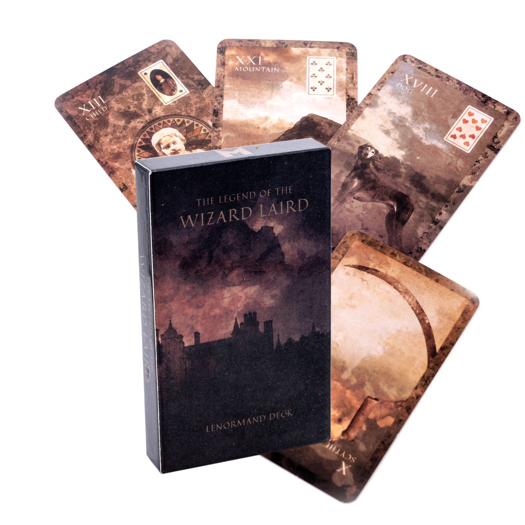 Legend Of The Wizard Laird Lenormand Tarot Deck Prophecy Oracle Cards ...