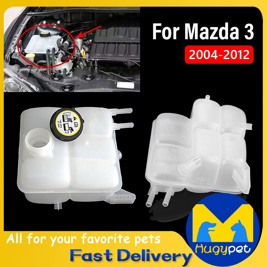 Car Coolant Recovery Tank Expansion Bottle Reservoir W/ Cap Mazda 3 ...