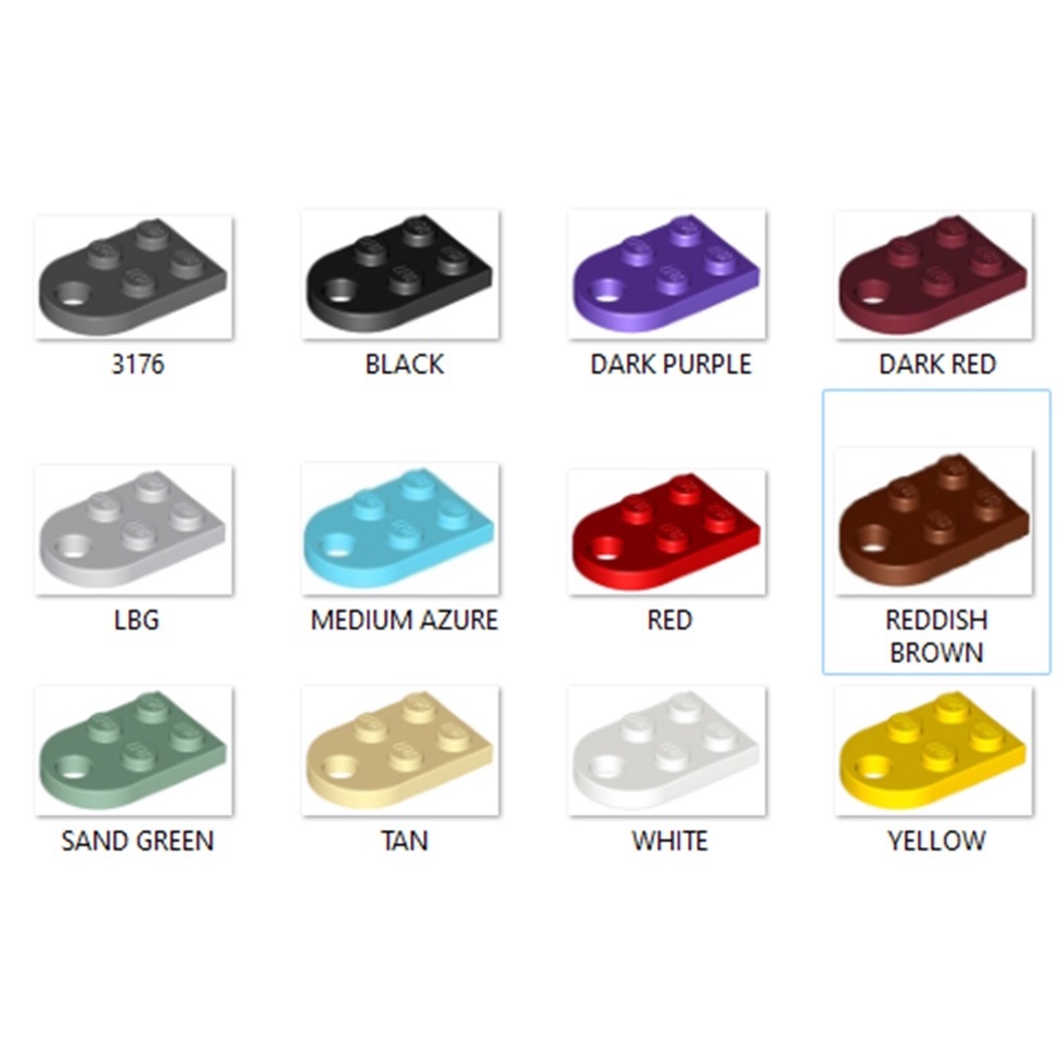 LEGO Part: Plate, Modified 2x3 with Hole | Shopee Philippines