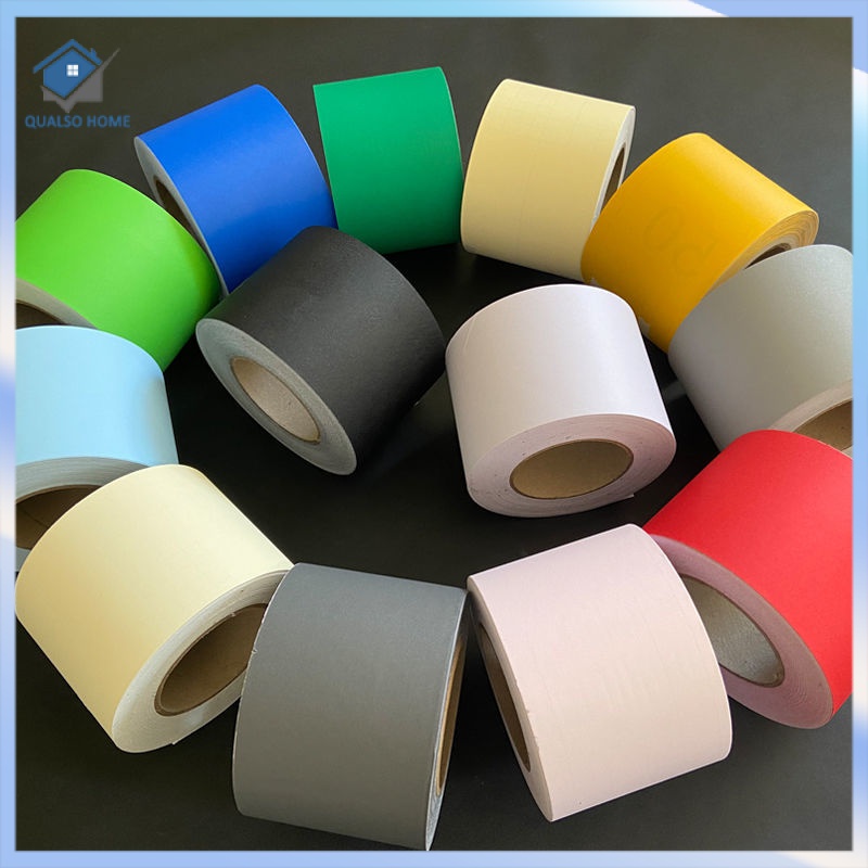 Solid Color Stickers Frame Decoration Self-Adhesive Waterproof Skirting ...
