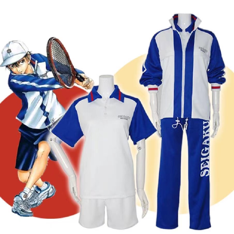 Anime The Prince of Tennis Seigaku Tennis Team Cosplay Costume Uniform ...