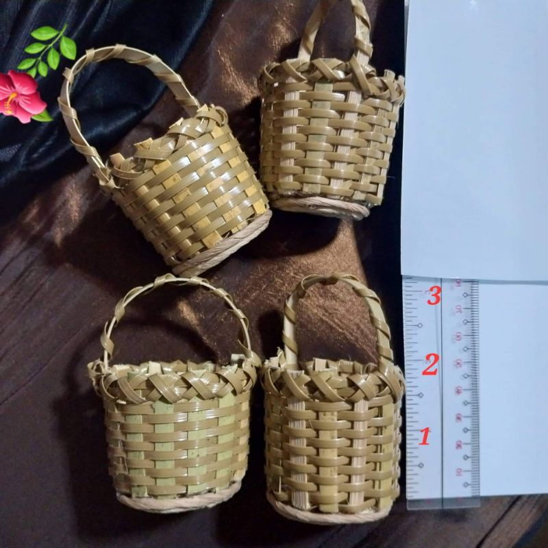 1 pc 3" Approx Mini / Little / Cute Tiny Basket for DIY, Souvenirs and Giveways | Shopee Philippines