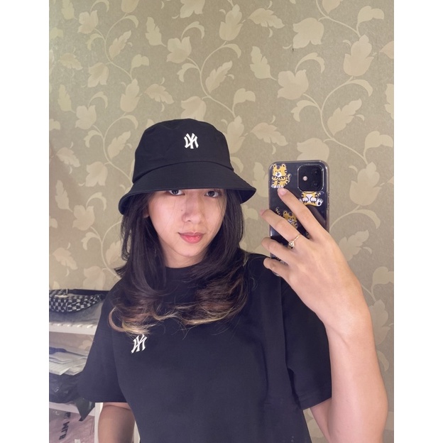Mlb ROOKIE BUCKET HAT BLACK READY | Shopee Philippines