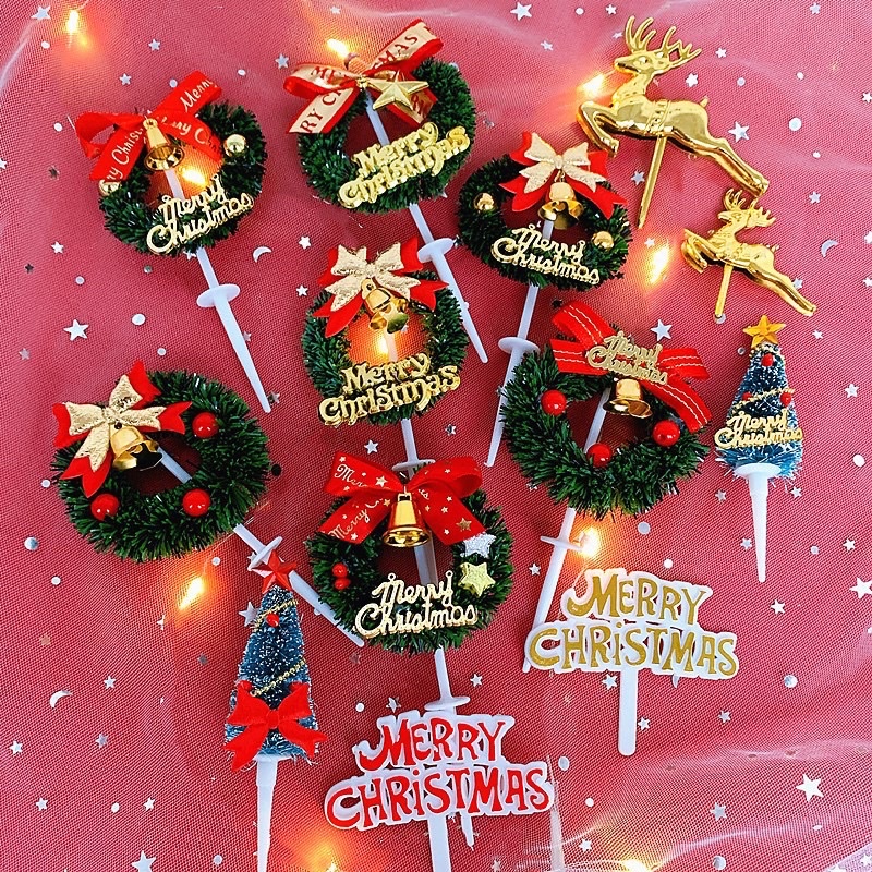 Mini Christmas Topper Bento Cake Toppers Christmas Topper Christmas ...