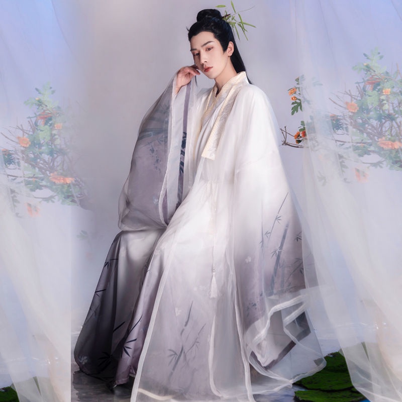 Jinyifang Original Hanfu [Xingchen] Printed Ming Made Cloak Cross ...
