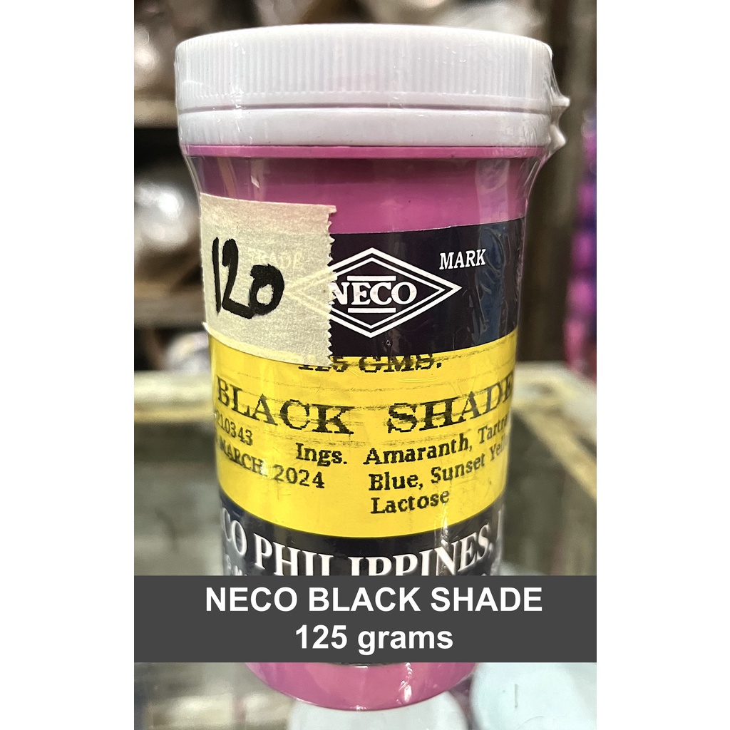 125 grams NECO food color powder (red, yellow, green, blue, carbon ...