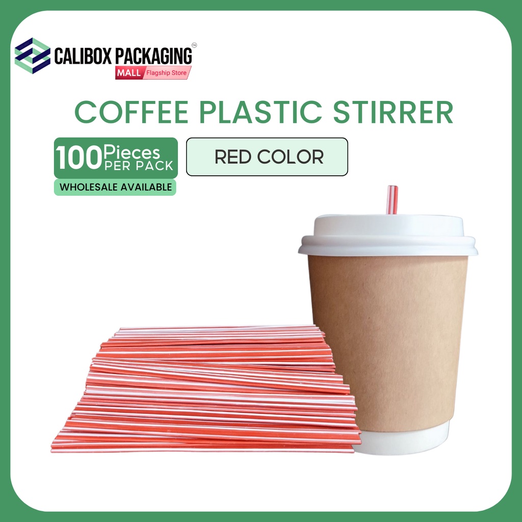 Calibox Packaging Coffee Plastic Stirrer 100pcs | Shopee Philippines