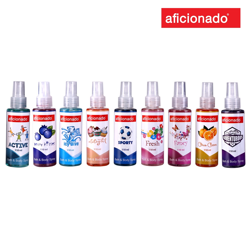 Aficionado Bath and Body Spray 55ml | 110ml M3Z | Shopee Philippines