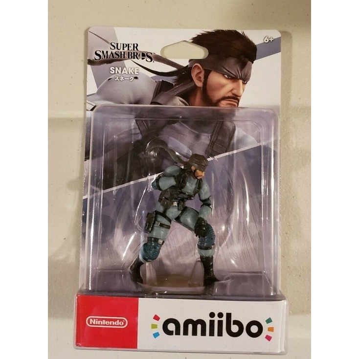 Super Smash Bros Ultimate Snake amiibo Nintendo Switch | Shopee Philippines