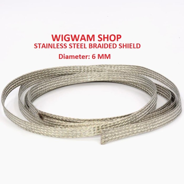 6mm Stanless Steel Braided Shield (Cable Protector Sling) | Shopee ...