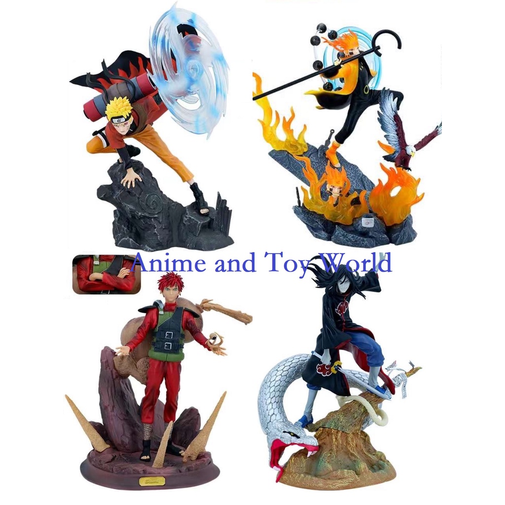 Naruto Sennin Mode Naruto Sega Mode Gaara Orochimaru K.O Collectible ...