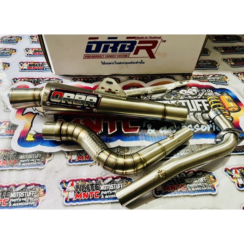 ORBR CONICAL OPEN PIPE WAVE100/SMASH110/115/XRM110/RJ MADE IN THAILAND ...