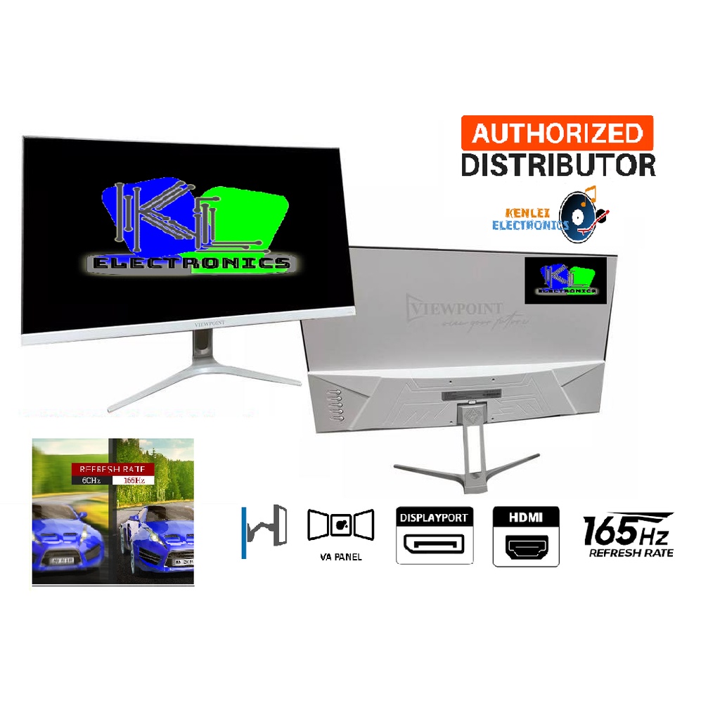 Viewpoint Monitor 24 inch 165hz Semi Curved FHD-2418 Gaming Monitor ...