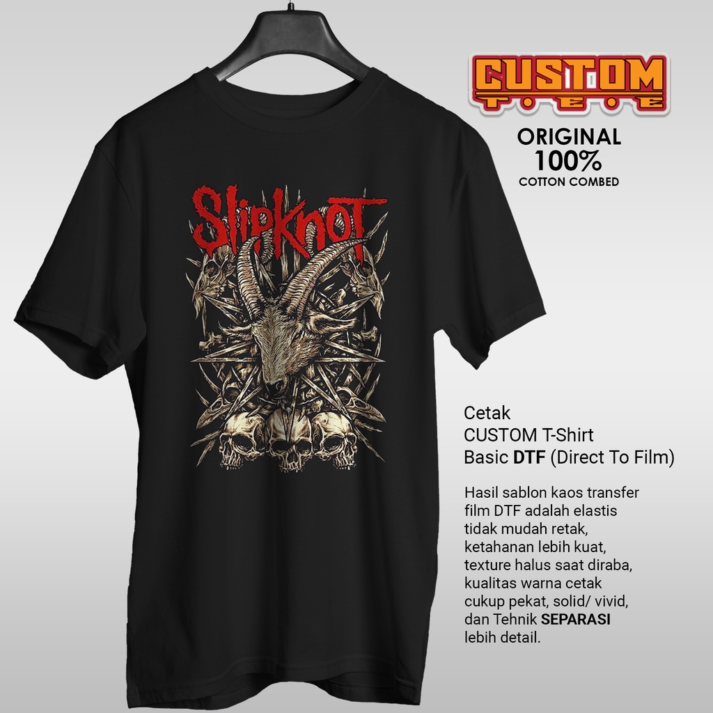 Slipknot Goat Band T-shirt | Shopee Philippines
