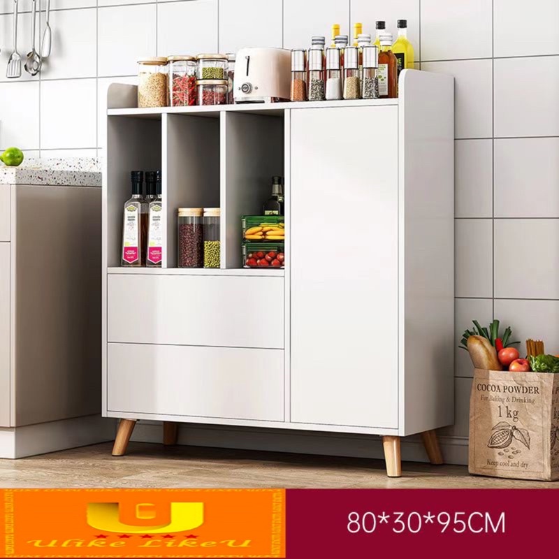Multifunctional storage cabinet for living room or kitchen items ...