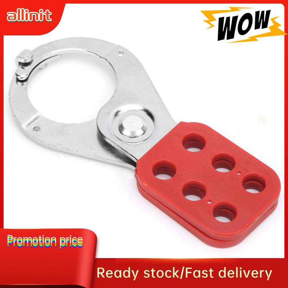 Allinit 38mm 1.5" 6 Hole Steel Lockout Hasp Multi Person Management ...