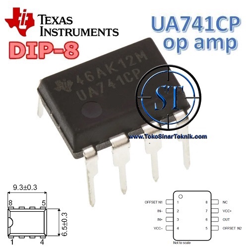 Ic UA741 UA741CN UA741CP LM741 741 Operational Single Op-Amp Amplifier ...