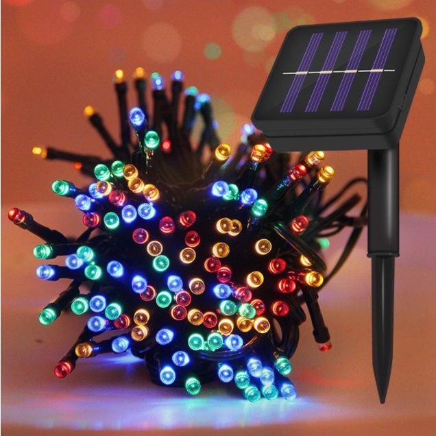 50/100/200 LED Outdoor Christmas Lights Garden Decoration Solar ...