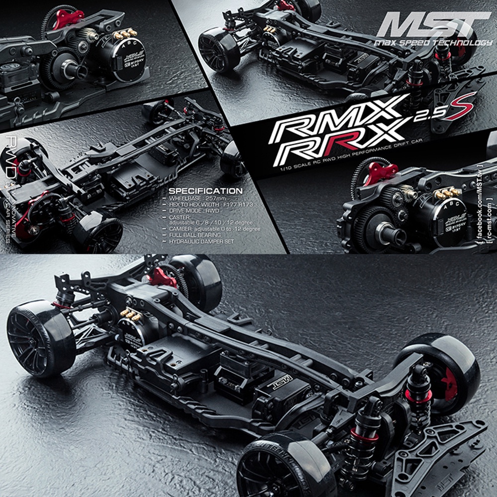 MST RMX/RRX 2.5 S 1/10 RC RWD Professional Electric Remote Control ...