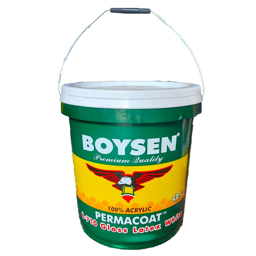 Boysen Permacoat Latex White (701 Flat, 715 Semi-gloss, 710 Gloss, 791 ...