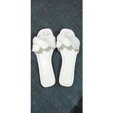 PUTIH Shopee Live Link Co - Side White Women's Sandals 40 | Shopee ...