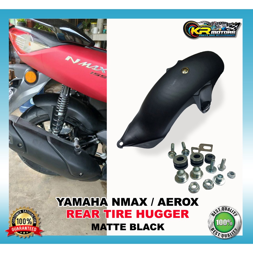 Rear Tire Hugger for Nmax / Aerox - Matte Black Complete Set | Shopee ...