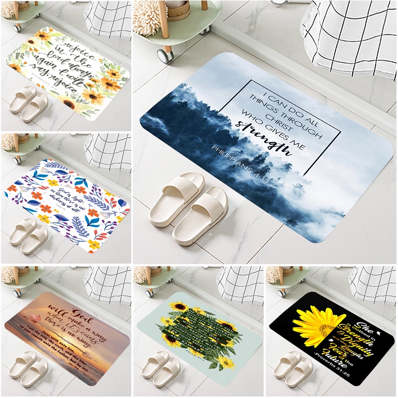 Welcome To The Entrance Christian Bible Verse Christian Floral ...