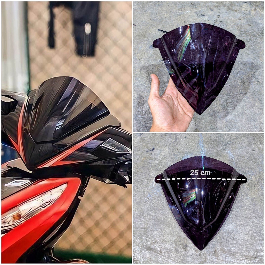 Visor Windshield Vario Techno 125 Old Clear and SMOKE | Shopee Philippines