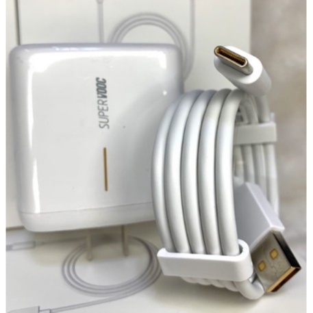 OPPO SUPERVOOC 65W GaN 2.0 Power Charger w/ TYPE-C Cable | Shopee ...