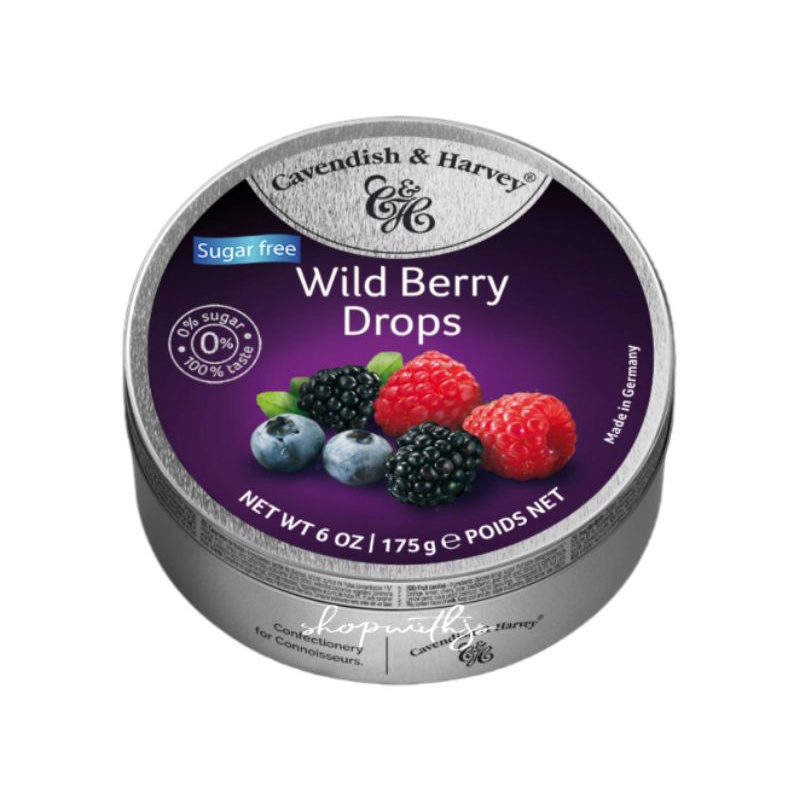 Cavendish & Harvey Sugar Free Wild Berry Drops 175g | Shopee Philippines
