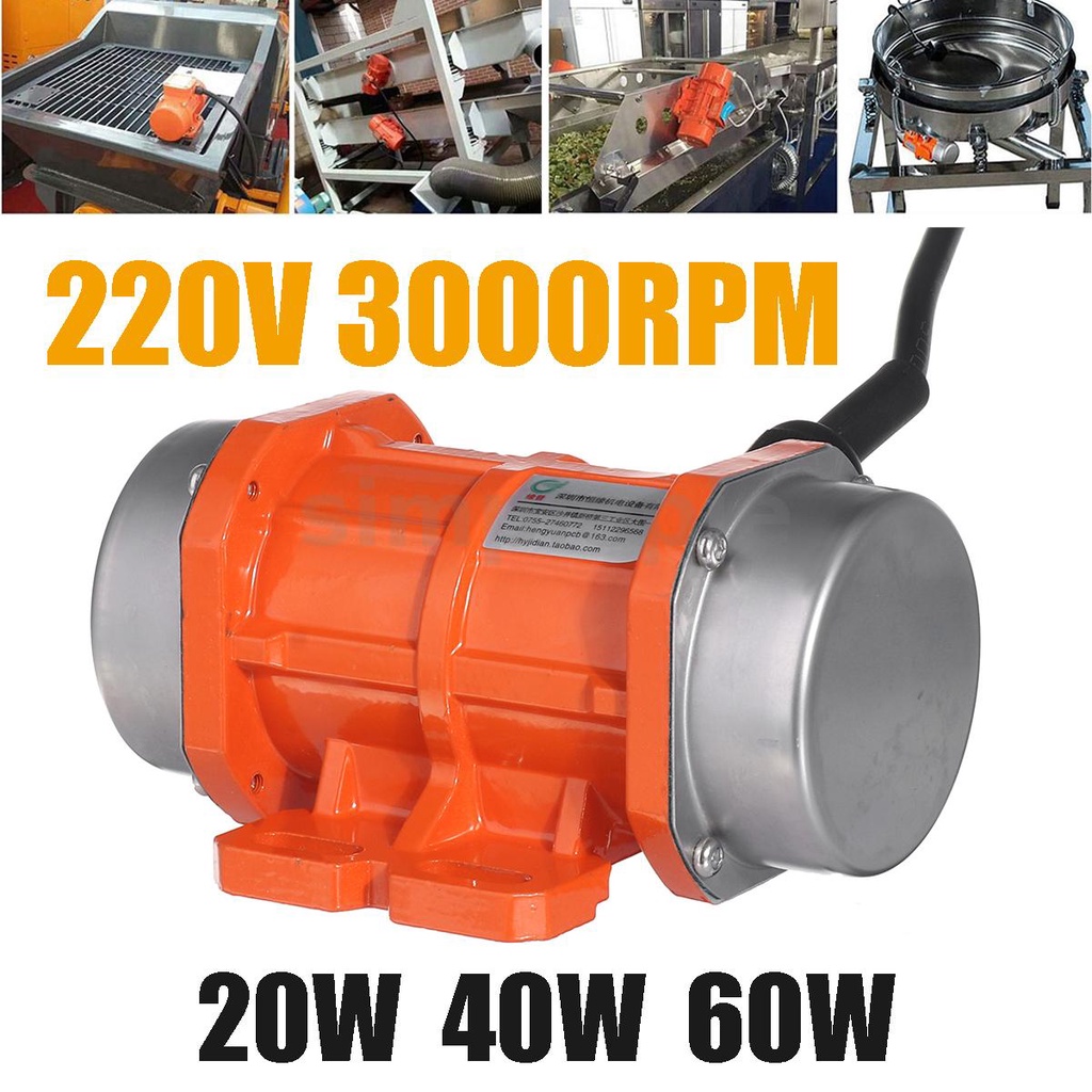 220V 60W Vibrating Motor Adjustable Speed for Feeding Machine Shotcrete ...