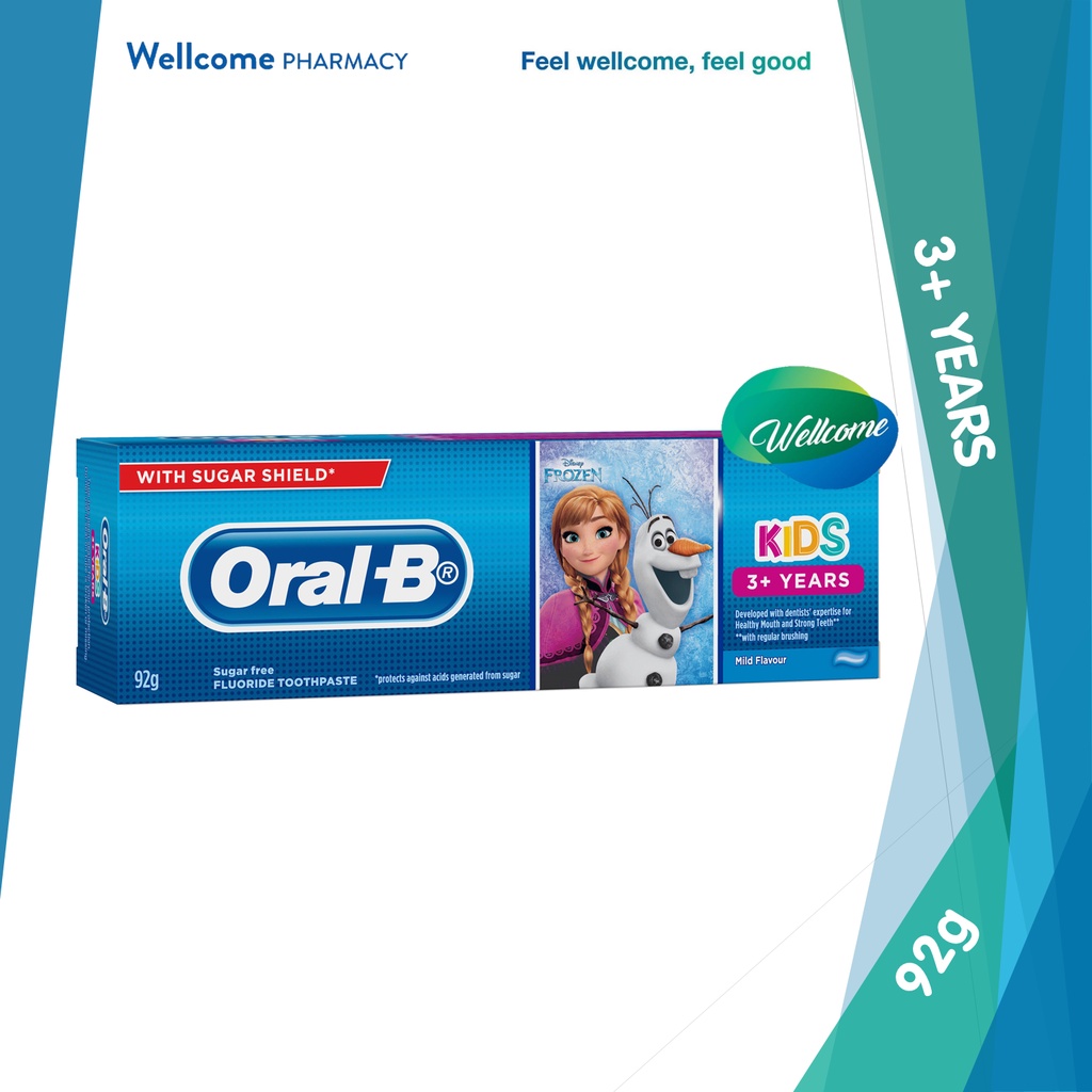 Oral-B Kids 3+ Years Toothpaste - Frozen - 92g | Shopee Philippines