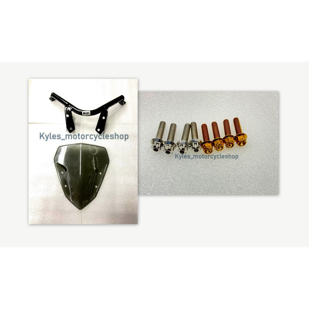 Visor Bracket+Visor Uni. W/ Bolts for Aerox/Skydrive/Mio/Click v1/v2 ETC. | Shopee Philippines