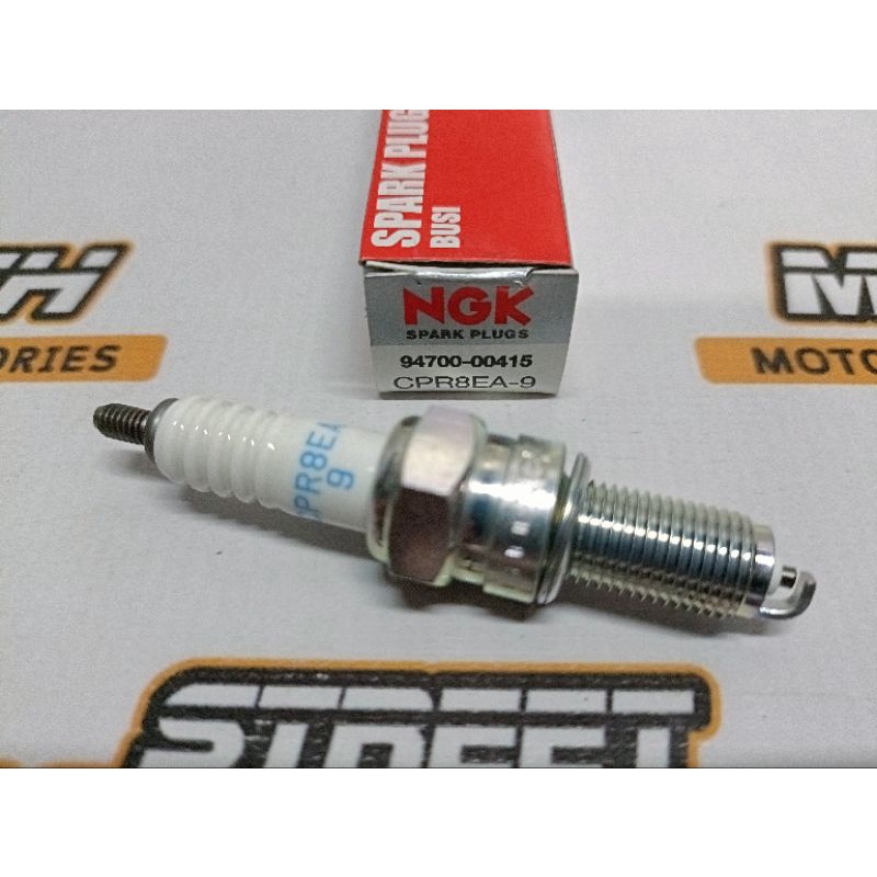 GENUINE YAMAHA NGK SPARK PLUG CPR8EA-9 LONG TIP FOR SNIPER 135/150/155 ...