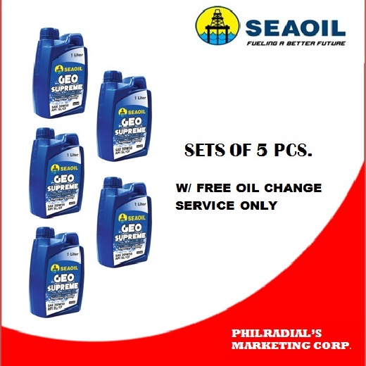 Seaoil Geo Supreme Gasoline Engine Oil Supreme Quality SAE 20W50 1 ...