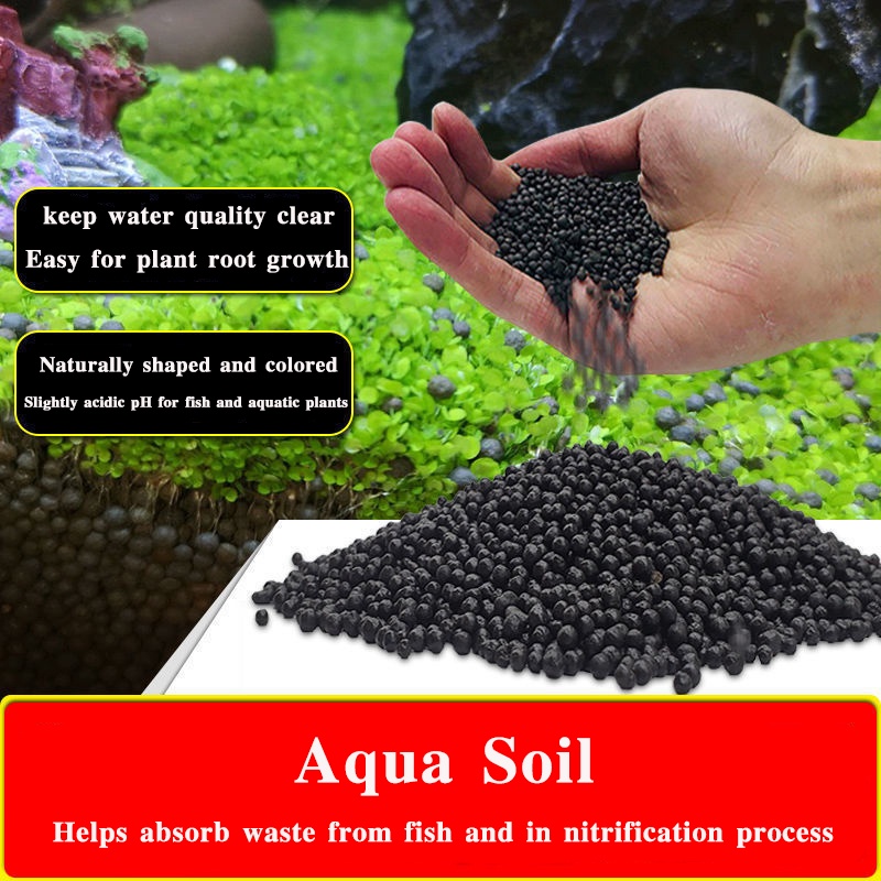 Aquarium soil for Plants Seeds Aquatic Water Grass Freshwater fish ...