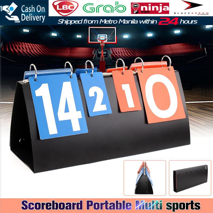 ﹉☂【Fast Delivery】Professional Portable 4 Digit Flip Basketball ...