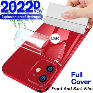 Full Cover Back Hydrogel Film On The For iPhone 13 12 11 Pro MAX Mini X ...