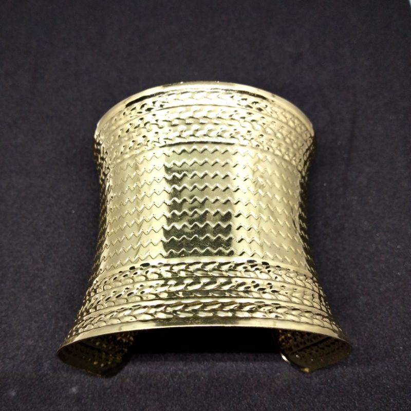 Big/Exaggerated Wide Fashion Gold Bangle Armlet Cuff for Greek God ...