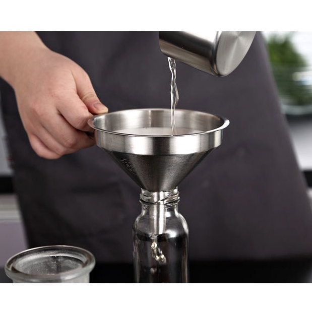304 201 stainless steel funnel/kitchen funnel/removable filter/wide ...