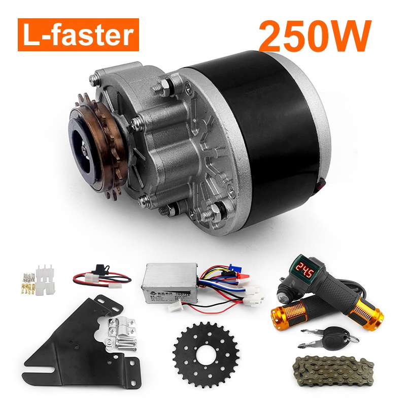 24V 36V 250W Electric Bike Left Side Drive Motor Mountain Bicycle ...
