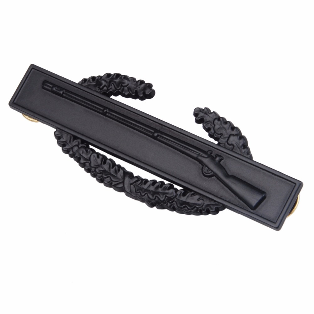 US ARMY BLACK METAL SUBDUED COMBAT INFANTRY BADGE QUALIFICATION ...