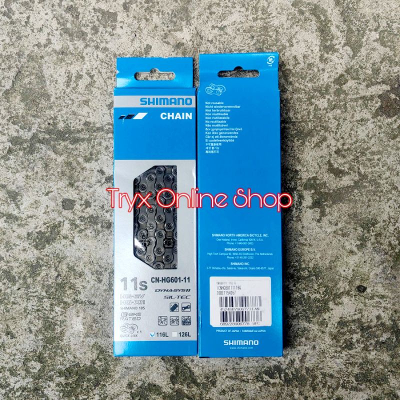 Shimano Chain Deore M6100 , SLX M7100 , HG53 , HG54, HG71, HG601 8/9/10 ...