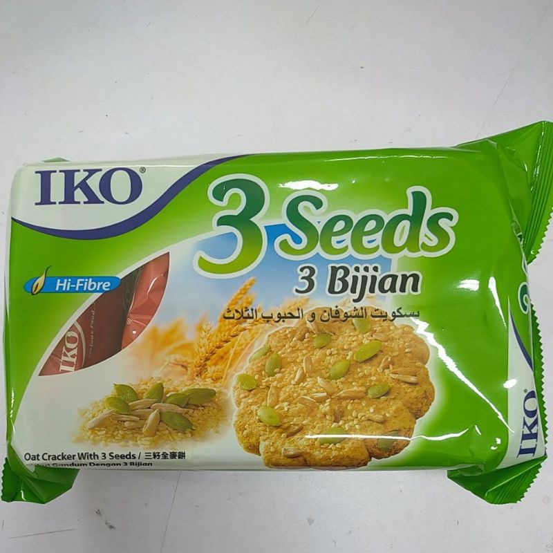 IKO Oat Cracker With 3 Seeds ( 178g ) (Exp Jan2024) | Shopee Philippines