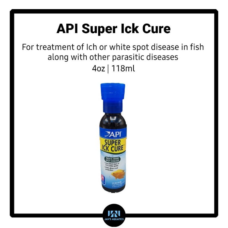Api Super Ick Cure 4Oz 118Ml Super Ich Cure Anti White Spot Disease ...