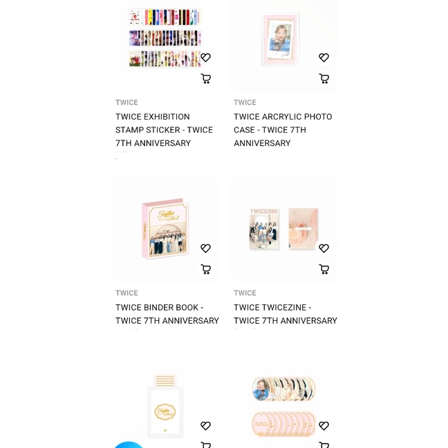 [TWICE] JYP_[TWICE 7TH Anniversary] Official Merch-JYP | Shopee Philippines