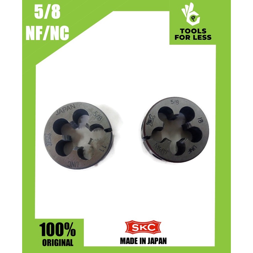 SKC Round Die 5/8 NF18 or 5/8 NC11 Made in Japan | Shopee Philippines