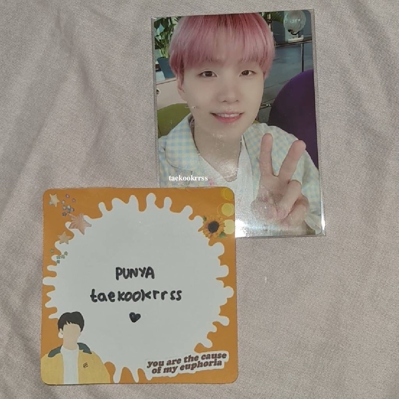 BTS Membership Merch Pack | Merch Box 6 Photocard Min Yoongi (Merch Box ...