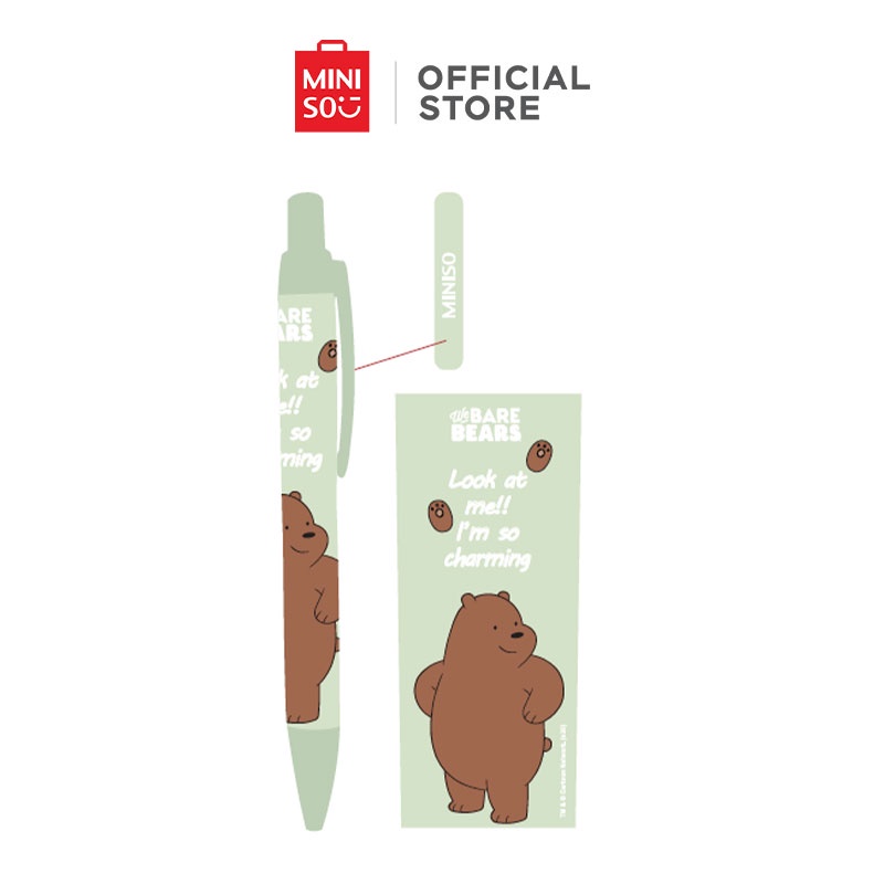 MINISO WBB - 1.0mm Ballpoint Pen Black Ink (Grizz) | Shopee Philippines