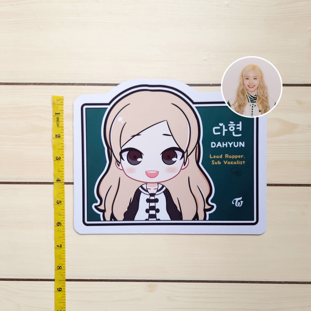 Twice University Mousepad - Kpop Kawaii Jihyo Nayeon Jeongyeon Momo ...